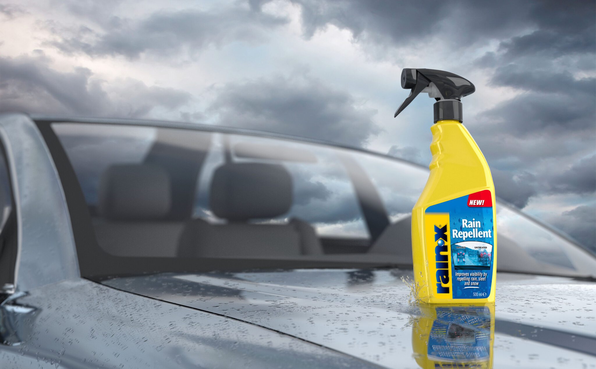 500ml Rain-X Rain Repellent | Long-Lasting Clarity
