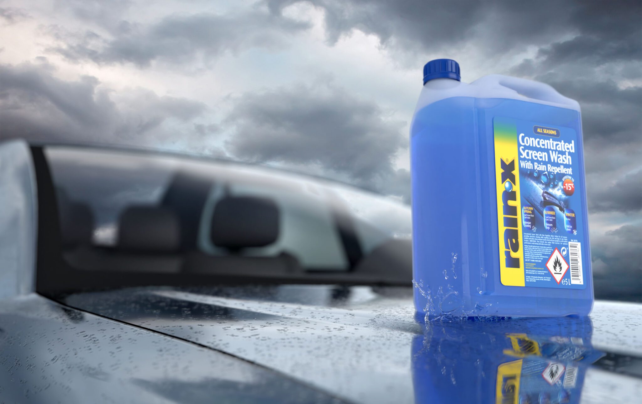 Concentrated Screen Wash With Rain Repellent -15°C
